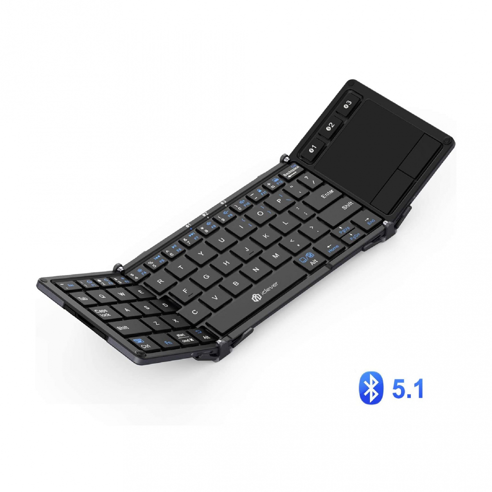 iClever IC-BK04 Universal Slim Portable Wireless Keyboard – Triplerkh